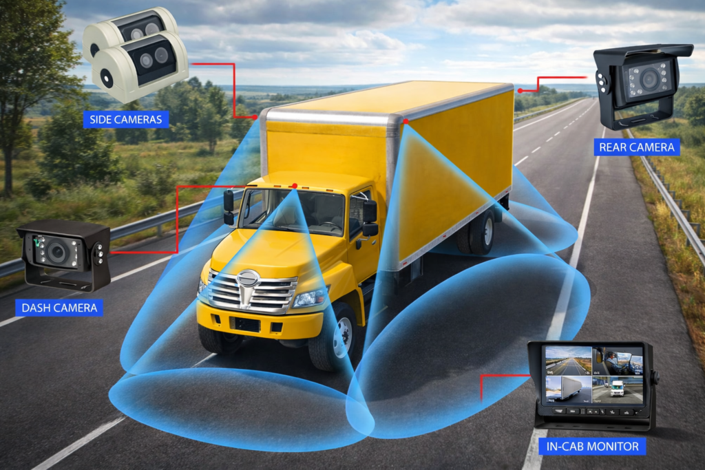 Truck Side Camera System for Fleet Safety | TIS Fleet